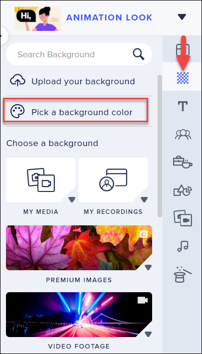 Adding a Background – Powtoon Business