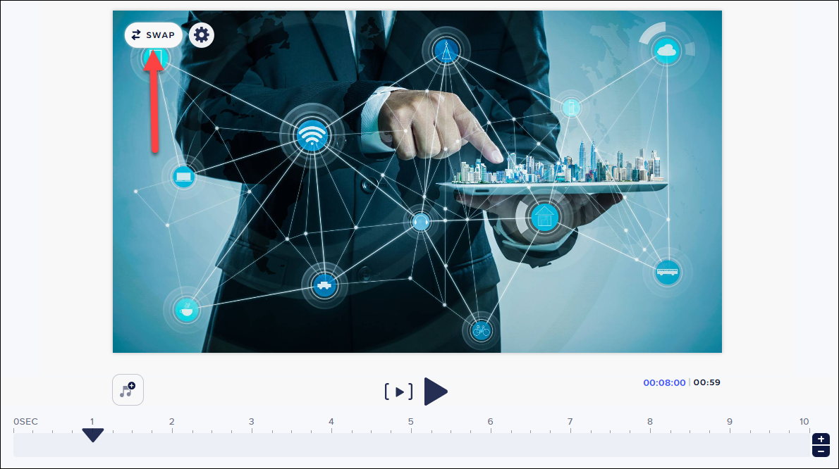 Swapping a Background – Powtoon Business