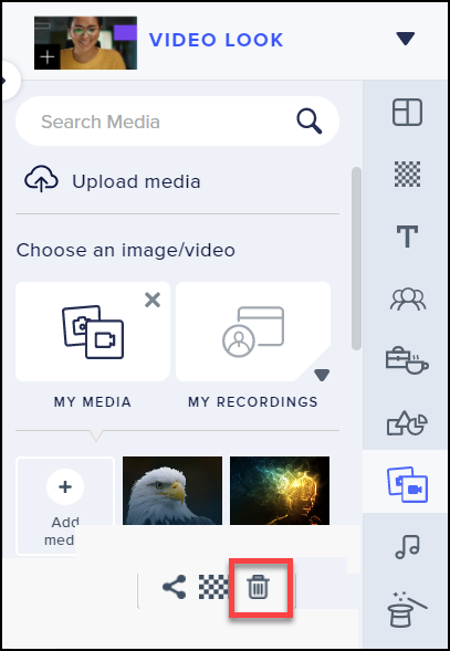 Removing Media from Your Personal Libraries – Powtoon Business