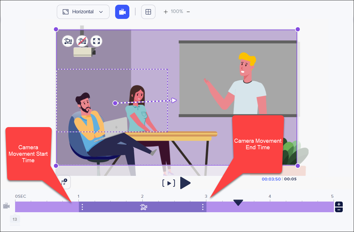Creating a Zoom-Out Effect on an Object – Powtoon Business