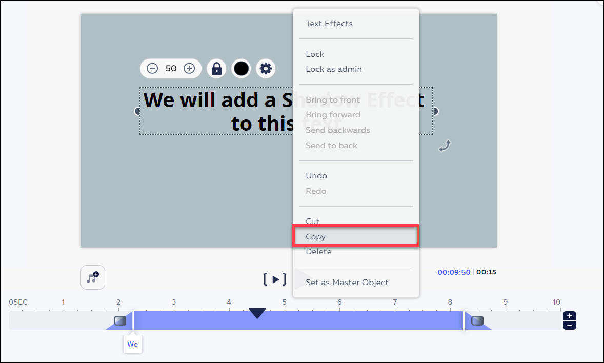 Adding A Shadow Effect To Text Powtoon Business