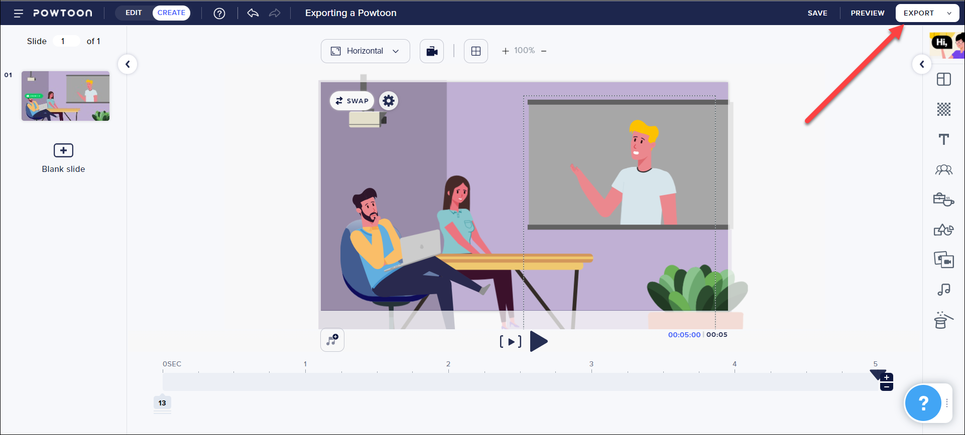 Creating a GIF From a Powtoon Slide – Powtoon Business