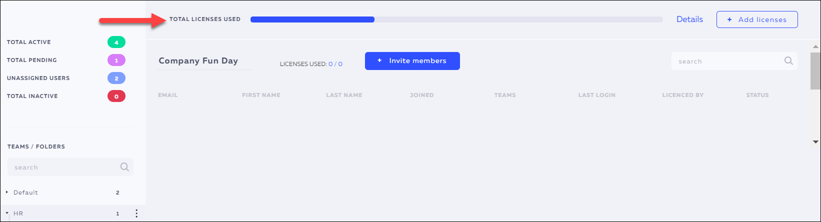 Managing Licenses – Powtoon Business