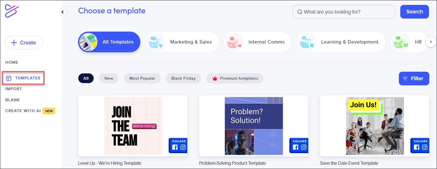 Creating a New Powtoon – Powtoon Business