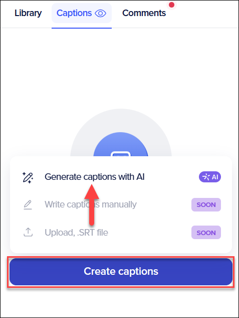 Working with Captions – Powtoon Business