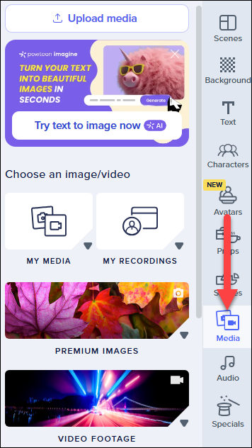 Imagine AI - Text to Image – Powtoon Business