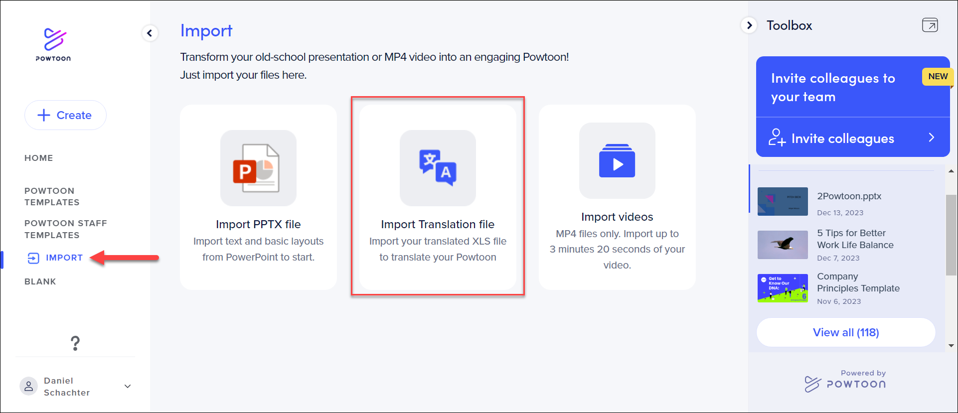 AI Translations – Powtoon Business